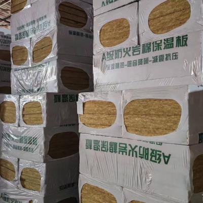 China Rock Wool Panel with 80-180 Kg/m³ Core Density and 30-150 mm Thickness for Superior Insulation for sale