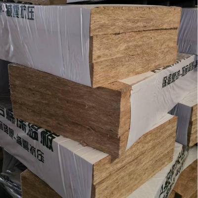 China Fireproof Rock Wool Board with Thermal Conductivity 0.038 W/mK and Temperature Resistance -268℃ ~ 650℃ for Superior Insulation for sale