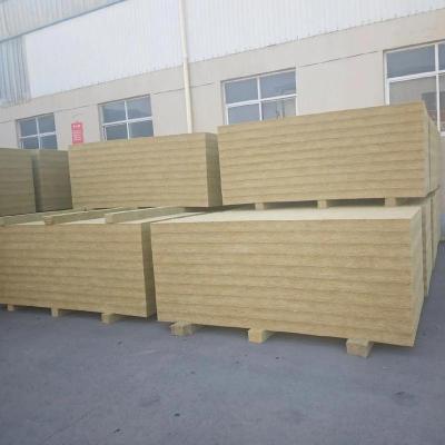 China Moisture Absorption ≤ 0.2% Hydrophobic Rockwool Insulation Panel with Compressive Strength ≥ 40 KPa and Class A1 Fire Resistance for sale