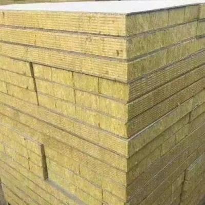 China Fireproof Rock Wool Board with 0.038 W/mK Thermal Conductivity and -268℃ ~ 650℃ Temperature Resistance for Industrial Insulation for sale