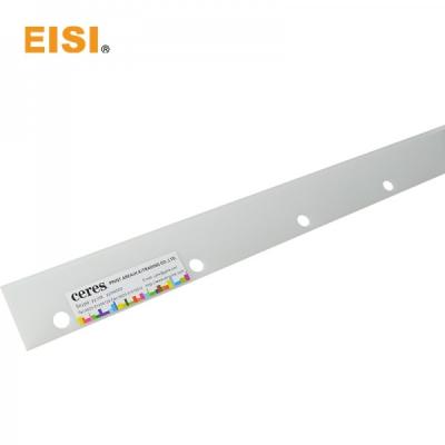 China Komori L28 Wash Up Blade 822X35X1.0mm 11 Holes Paper Carton for sale
