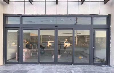 China Thermal Broken Automatic Glass Sliding Door for Outdoor for sale