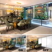 China Controllable PDLC Smart Film Switchable Glass Energy Saving for sale