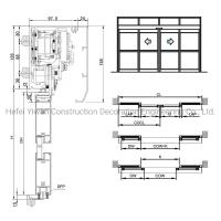 China Motorized Automatic Sliding Door Residential Laboratories 200kg for sale