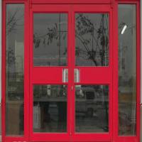 China Commercial Aluminum Store Front Door Kfc Shop Door for sale