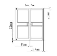 China Commercial Aluminum Store Front Door Kfc Shop Door for sale