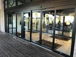 China Soundproofing Commercial Automatic Sliding Door System Opener With Motion Sensor for sale