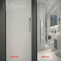 China Transparent Opaque Switchable PDLC Film Smart Glass Film Liquid Crystal Molecules for sale