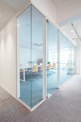 China Soundproof Glass Glazed Aluminum Curtain Wall For Modern Building Construction for sale