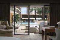 China biparting Commercial Glass Automatic Sliding Door System with 4.2m alminium track for sale