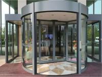 China Automatic Revolving glass door for sale