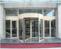 China Automatic Revolving glass door for sale