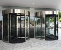 China ISO9001 Certification Commercial Automatic Revolving Door with Power Driven Open Style for sale