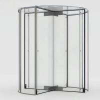 China Effortless And Stylish Automatic Revolving Door For Busy Commercial Buildings for sale
