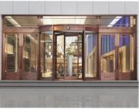 China Modern-Style Aluminum Alloy Rotating Revolving  Doors for sale