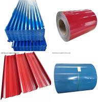 China Steel Coil PPGL Color Coated Roofing Sheets in Coil Steel Building Material for sale