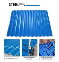 China Colorful 0.12-3.0mm Zinc Coated Metal Corrugated Aluminum Roof Sheet for sale