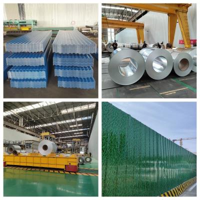 China Galvanized/PPGI Color Coated Corrugated Steel Sheet for Silos Waterproof Roof Sheet for sale