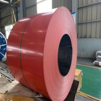 China Coated Color Coil Painted Metal Roll Paint Galvanized PPGL Color Coated Steel Coil for sale