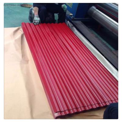 China High Quality Zinc Color Coated Corrugated Roof Sheet Corrugated Roofing Steel Sheet PPGI Corrugated Roof Sheet for sale