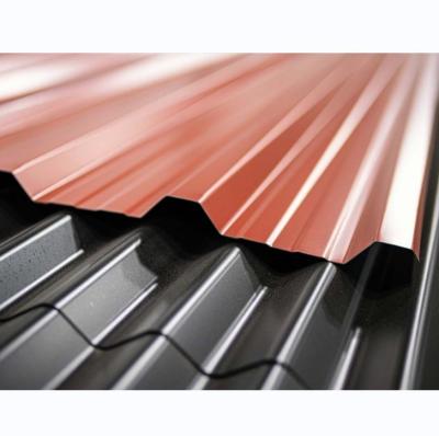 China Prepainted Color Red Roof Ral3020 Galvanized Corrugated Metal Roofing Sheet PPGI Corrugated Roof Sheet for sale