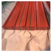China Prepainted Color Red Roof Ral3020 Galvanized Corrugated Metal Roofing Sheet PPGI Corrugated Roof Sheet for sale