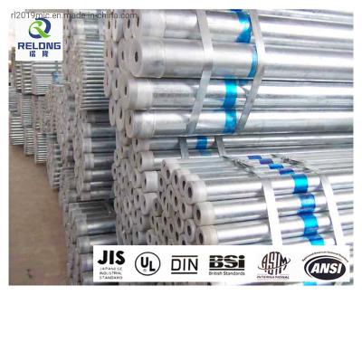 China Relong Customization Zinc Coated Steel Pipes 17.2-325mm Galvanized Steel Tubes Pipes for Building Material for sale