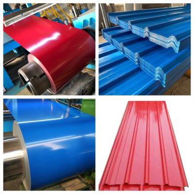 China Building Material Coated Roofing Sheet Corrugated Roofing Steel Sheet for sale