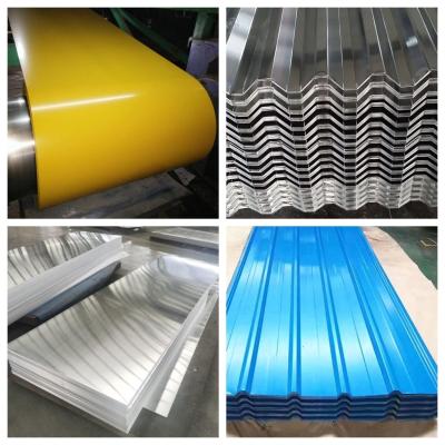 China Different Types of Roof Tiles PPGL PPGI Corrugated Roof Sheet for sale