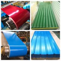 China JIS/SGCC/Dx51d PPGL Hot Steel Galvanized Corrugated Color Coated Roofing Sheet for sale