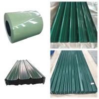 China Iron Steel Corrugated Prepainted Galvanized Steel Color Coated Roof Steel Sheet for sale