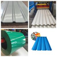 China Steel Roofing Sheet Galvanized Corrugated PPGI Corrugated Roof Sheet Color Coated Steel Roofing Sheet for sale