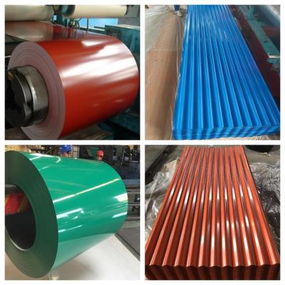 China Best Roof Galvanized Corrugated Iron Sheet PPGI PPGL Roofing Corrugated for sale