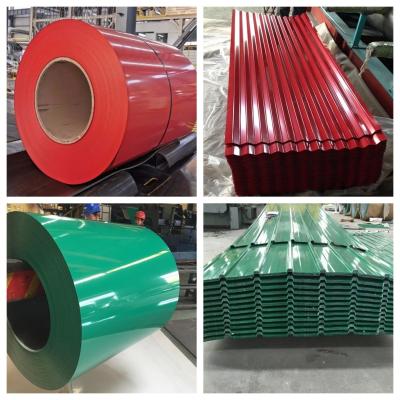 China Colorful Hot Sale Corrugated Prepainted Galvanized Steel Sheet Roofing Sheet 22gague Corrugated Steel Sheets for sale