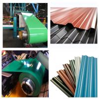 China Galvanized Corrugated Steel Sheets Manufacturing Roof Sheeting PPGL Roofing Sheets for sale