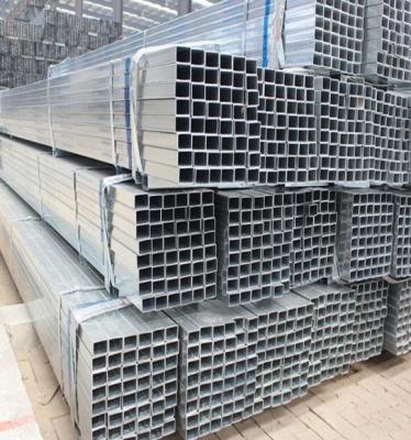 China Chinese Manufacturer 2.5*2.5 Black Galvanized Steel Square Tube Carton Steel Tube Tainjin Iron Steel Pipe for sale