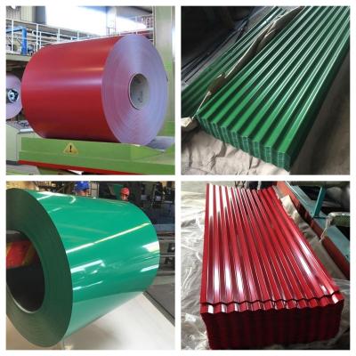 China Hot Sale Color Corrugated Roof Steel Sheets Corrugated Prepainted Galvanized Steel Sheet From China for sale