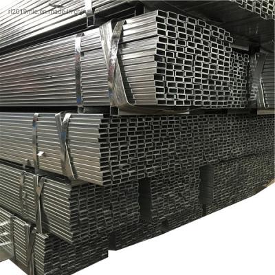 China Various Size Weight List Q195/Q235 Pre-Galvanized Square and Rec Pre Galvanized Square Hollow Section Steel Tube for Greenhouse Construction 0.6-6mm for sale