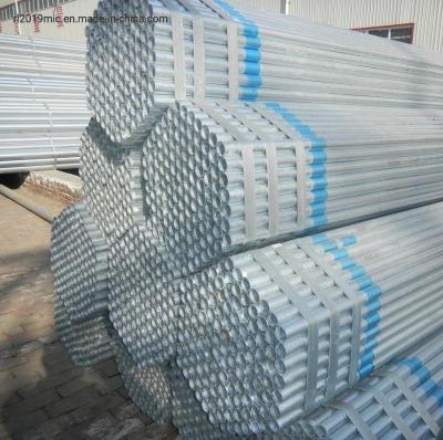 China 5.8m/6m/11.8m/12m Galvanized Steel Zinc Coated Pipes Steel Tubes Pipes for Building Material for sale