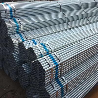 China BS 1387 ASTM A53 ERW Welded Black Steel Pipe Galvanized Steel Tube for sale