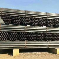 China BS 1387 ASTM A53 ERW Welded Black Steel Pipe Galvanized Steel Tube for sale