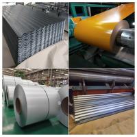 China Roof Metal Roofing Sheet Color Coated Corrugated Galvanized Corrugated Steel Sheets for sale