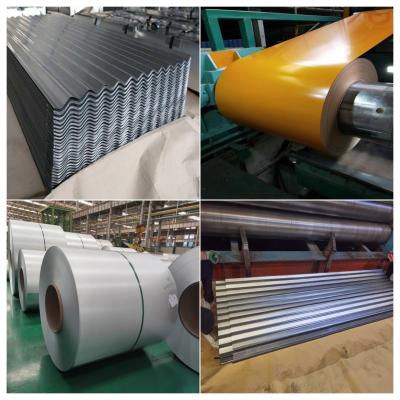 China Roof Metal Roofing Sheet Color Coated Corrugated Galvanized Corrugated Steel Sheets for sale