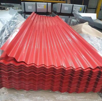 China Galvalume Galvanized Corrugated Steel Sheets Building Material 22 Gague Crrugated Steel Sheet for sale