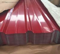 China Prepainted Color Coated Galvanised Corrugated Roofing Sheets for sale