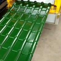 China Colorful Zinc Coated Metal Corrugated Aluminum Roof Sheet for sale