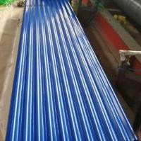China Colorful Zinc Coated Metal Corrugated Aluminum Roof Sheet for sale