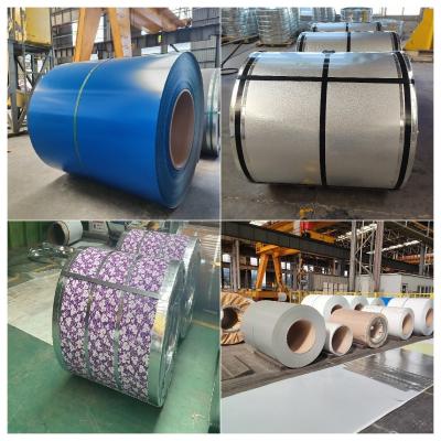 China Prime Factory Supply PPGI Prepainted Color Coated Galvanized Steel Roofing Sheet Coil Prepainted Galvalume Steel Coil for sale