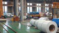 China Tianjin Relong Prepainted PPGL Aluzinc Color Coated Galvalume Steel Coils for sale