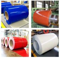 China PPGI Galvanized Steel Coils Ral3020 Color Coated Steel Coil PPGI Coils Color Coated Steel Coil for sale